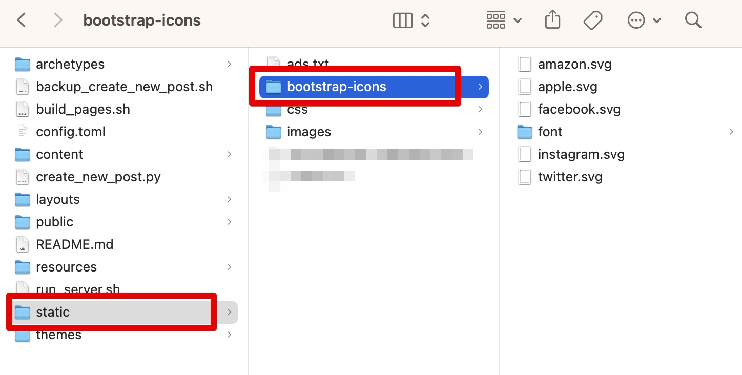 Hugo 프로젝트에 Bootstrap Icons 설정하여 아이콘 사용하기
